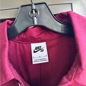 Nike | Shirts | Nwt Nike Sb Maroon Mens Shirt Jacket | Poshmark